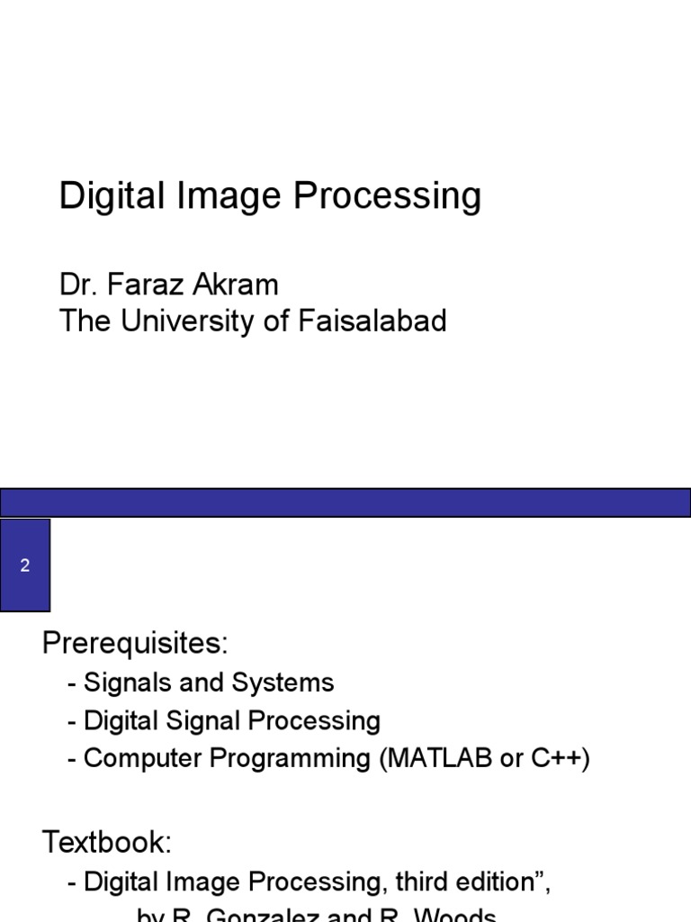 Introduction To Digital Image Processing | PDF | Digital Image ...