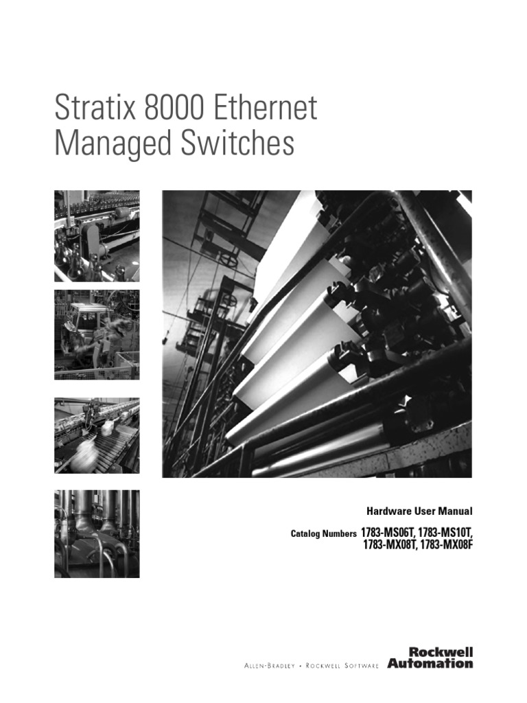 Stratix 8000 Hardware User Manual | PDF | Electrical Connector | Relay