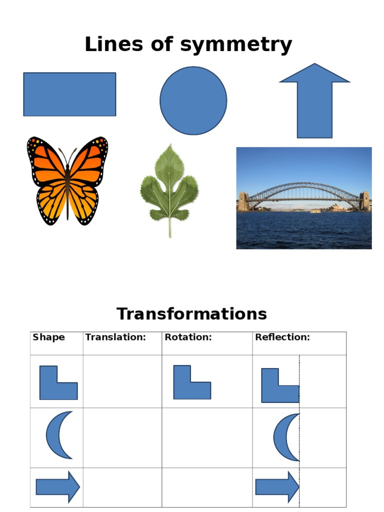 Transformations: Symmetry & Shapes | PDF | Art | Computers