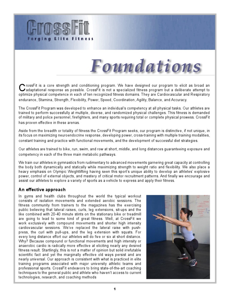 Foundations | PDF | Aerobic Exercise | Physical Fitness