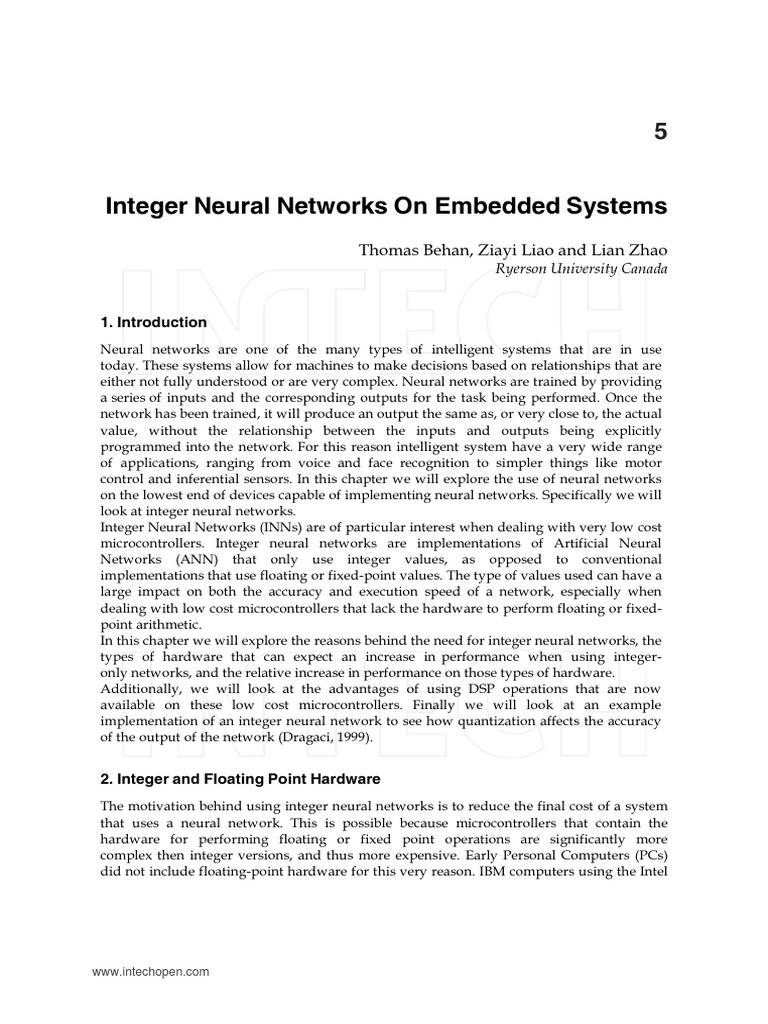Neural Networks Embedded | PDF | Cybernetics | Science And Technology