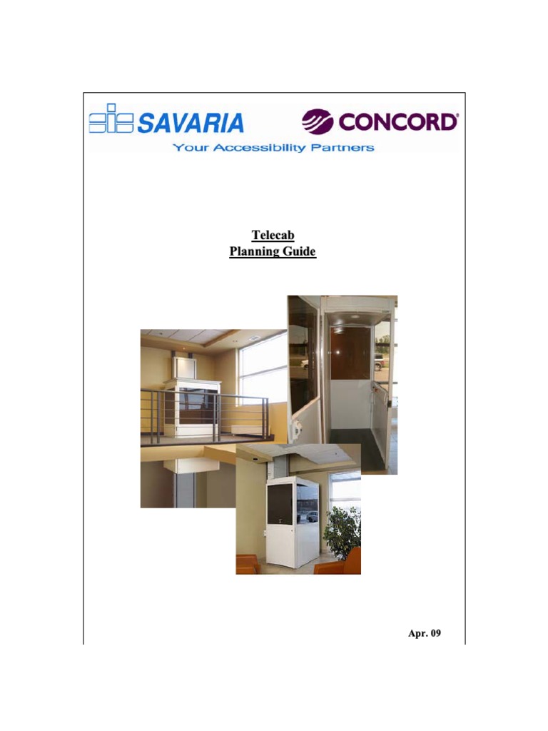 Telecab Guia | PDF | Elevator | Specification (Technical Standard)