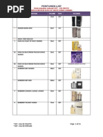 FM Group - Fragrance Equivalent List | PDF | Odor | Toiletry