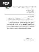 Emergency Admission Certificate Template | PDF