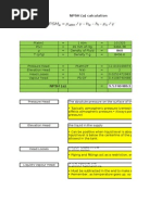 Pump Sizing Calculation Sheet | PDF | Pump | Horsepower