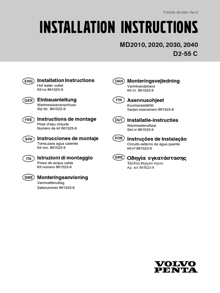 MD2020 Aansluiting Boiler | PDF