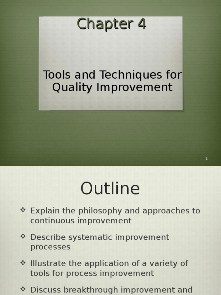 Quality and Performance Excellence 7E Chapter 4 | PDF | Lean ...