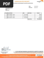 80G Receipt | PDF | Payments | Society