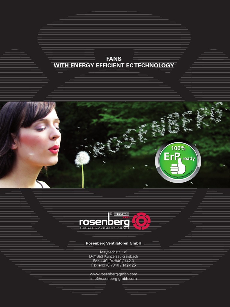Rosenberg Catalogue | PDF | Kilowatt Hour | Mechanical Fan