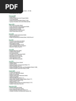 DOH Monthly Health Programs 2025 | PDF | Cancer | Health Care
