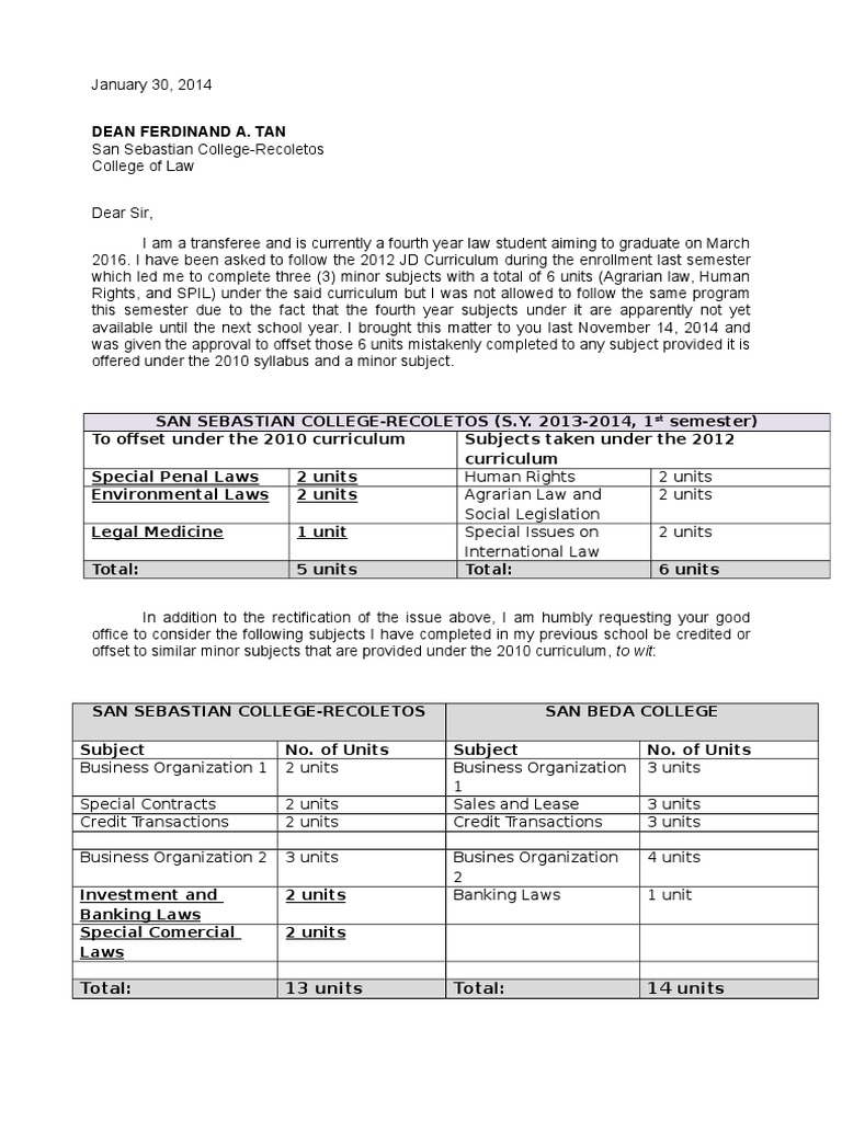 Offset Letter (BJD) | PDF | Legal Education | Curriculum