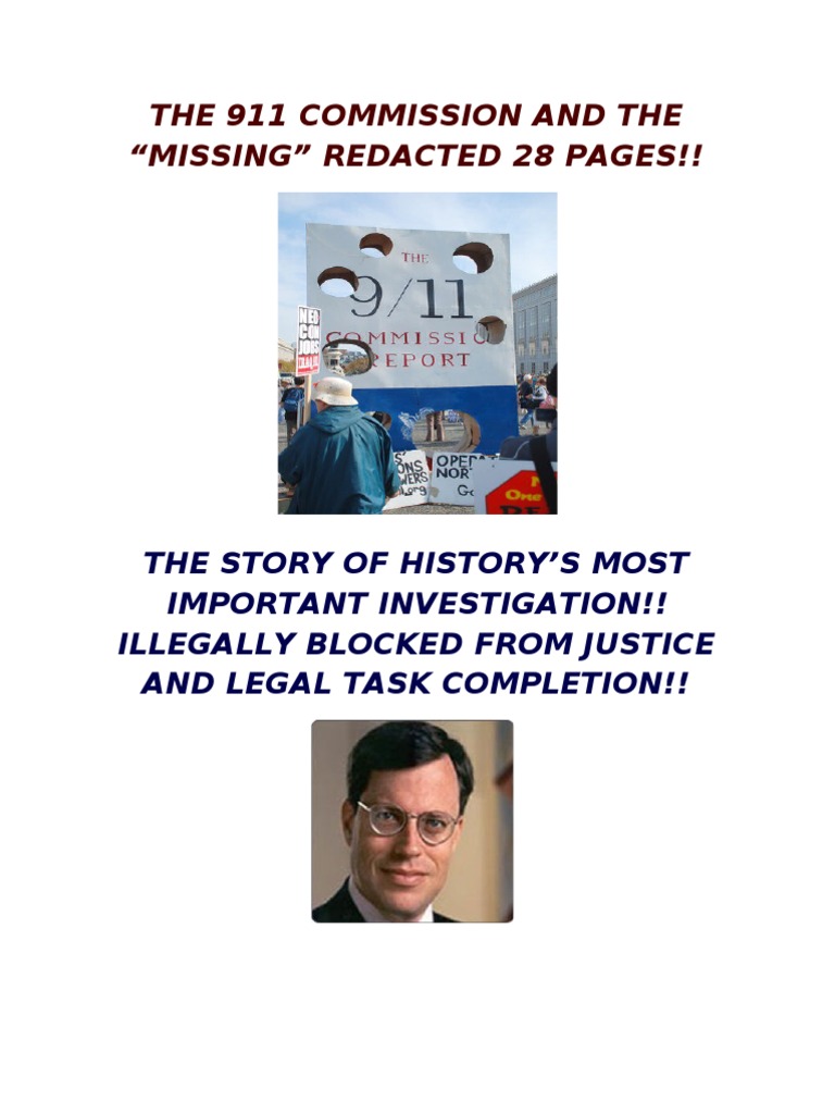 911 Commission Report! Zelikow and The 28 Redacted Pages | PDF | 9/11 ...