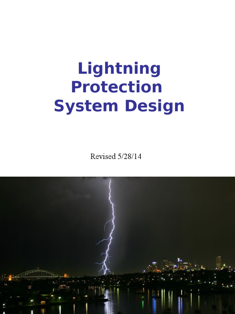 Lightning Protection System Design: Revised 5/28/14 | PDF ...