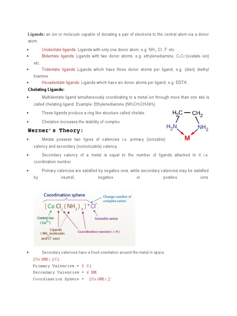 Coordination Compds | PDF | Coordination Complex | Ligand