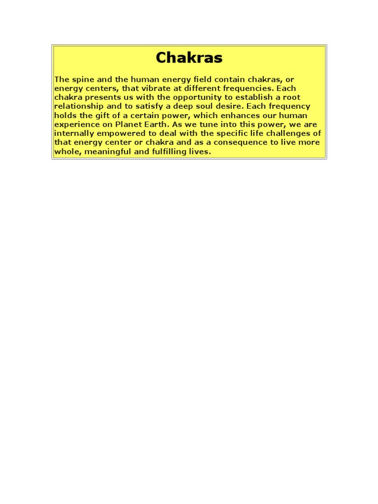 The Spine and The Human Energy Field | PDF | Chakra | Metaphysics Of Mind