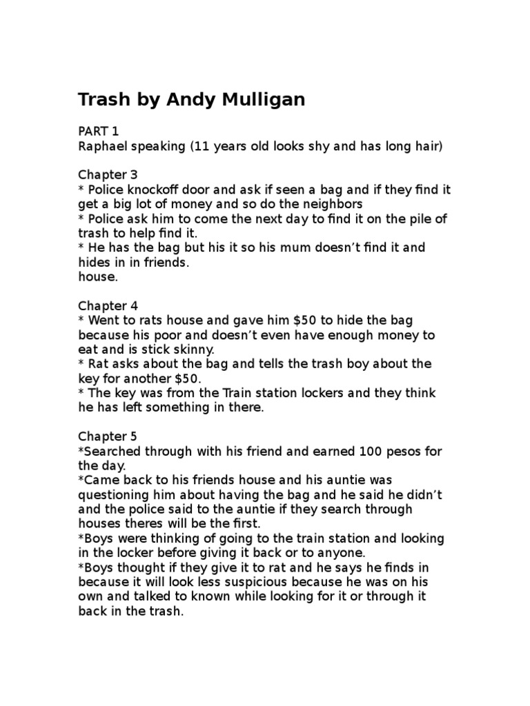 Trash by Andy Mulligan