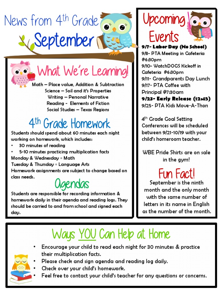 September Newsletter | PDF