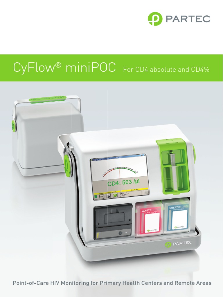 Partec CyFlowCD4miniPOC | PDF | Cd4 | Battery (Electricity)