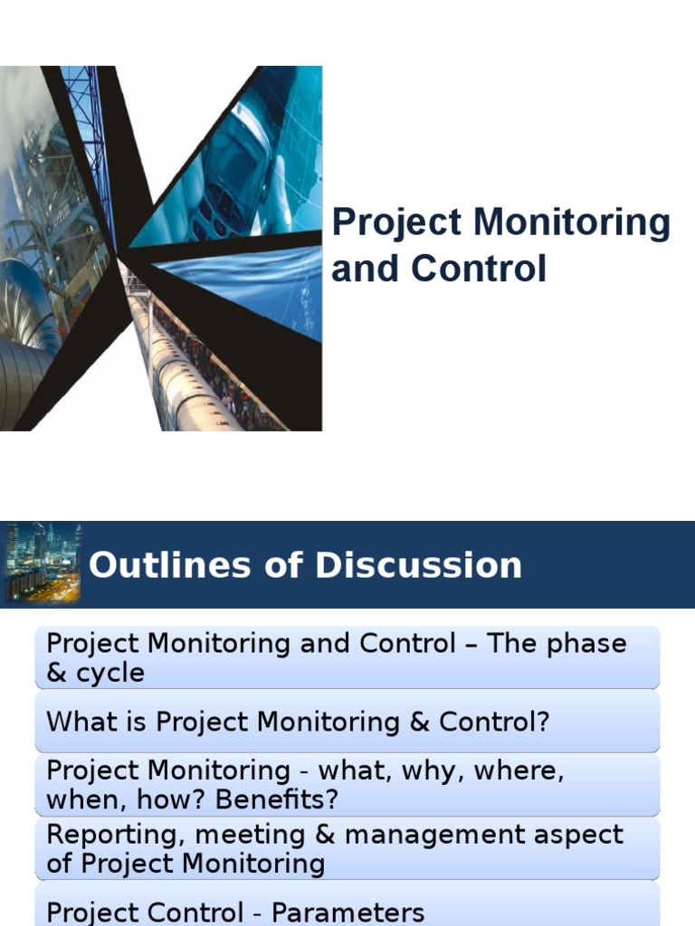Project Monitoring&Control - Introduction | PDF | Project Management ...