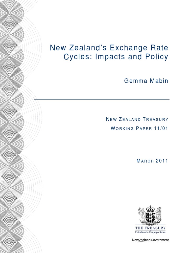 NZ Exchange Rate Cycles Impact Tradable Sector Policy | PDF | Foreign ...