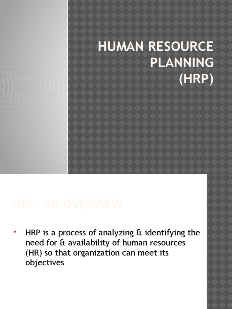 Module 1 - HRP | Download Free PDF | Forecasting | Employment