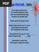Lirik Lagu Negeri Perak | PDF