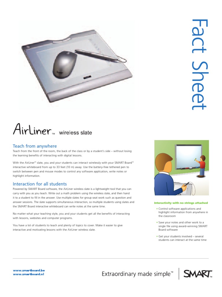 Factsheet SMART Slate ENG | PDF | Operating System | Laptop