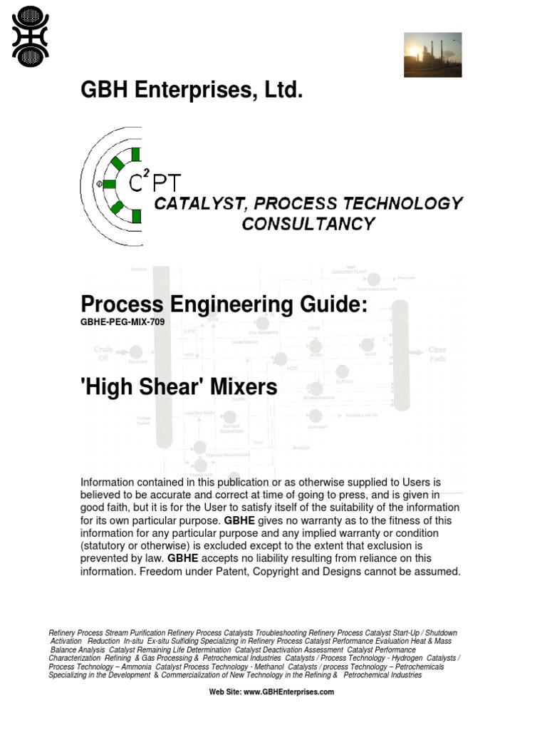High Shear Mixers | PDF