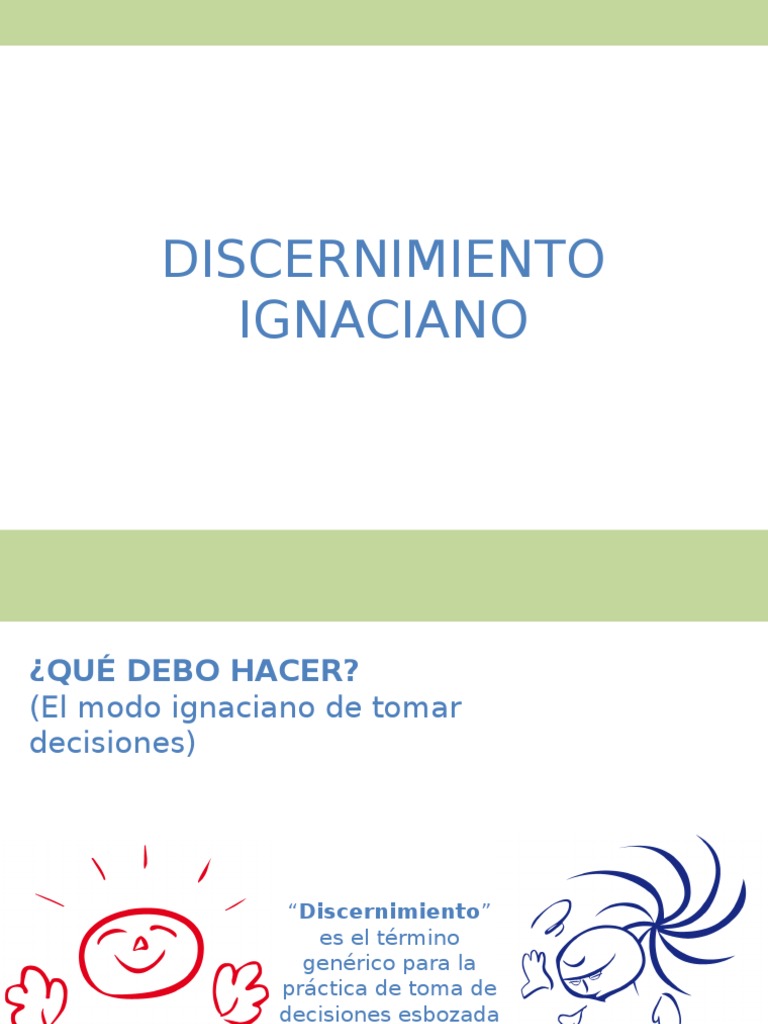 Discernimiento Ignaciano: Guía Práctica | PDF | Amor | Oración