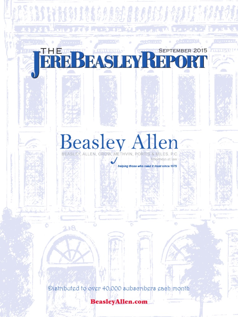 Jere Beasley Report - September 2015 | PDF | Takata Corporation ...