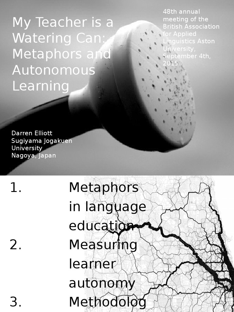 My Teacher Is A Watering Can: Metaphors and Autonomous Learning | PDF ...