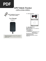 Gps - Tracker Manual | PDF | Global Positioning System | Gsm