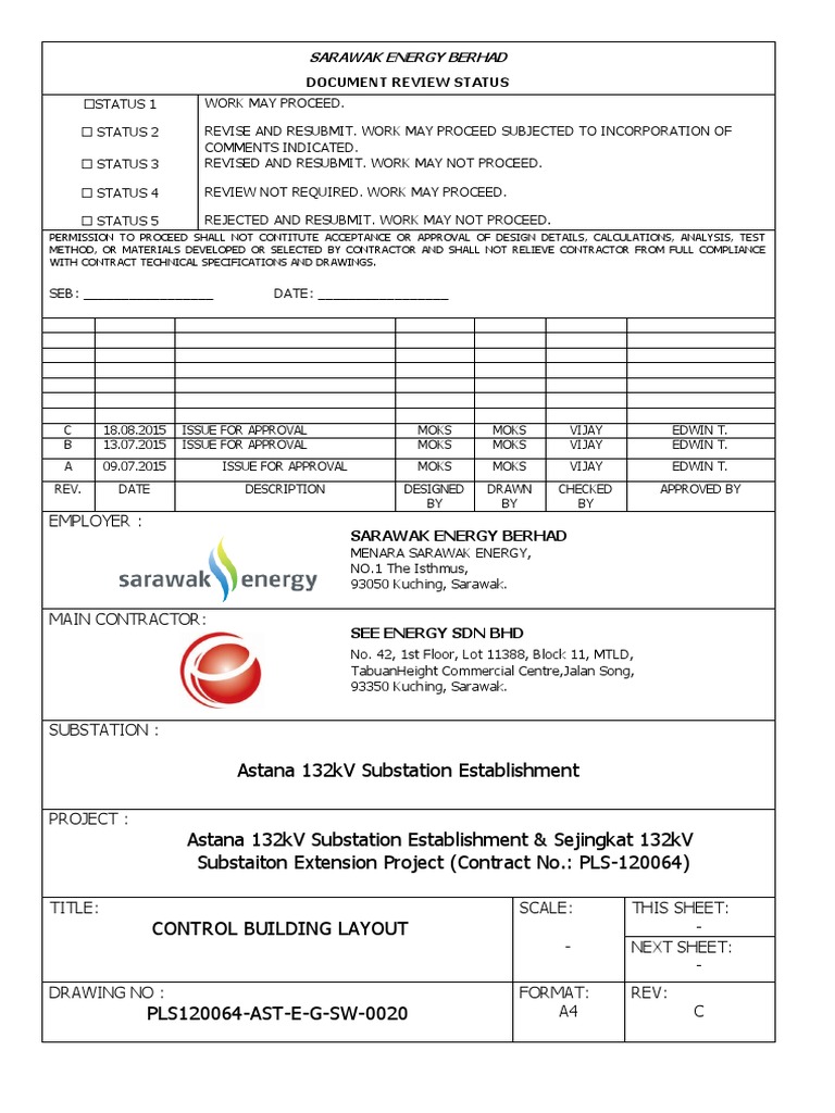 Sarawak Energy Document Review Status | PDF