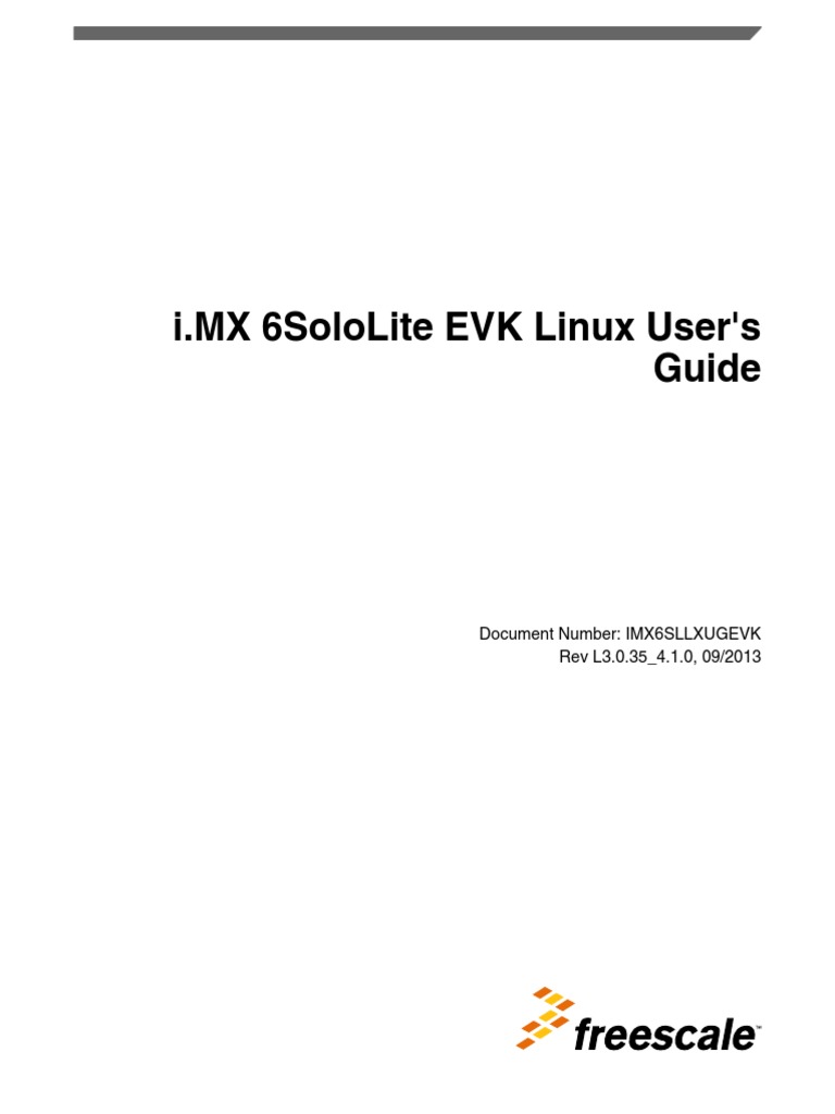 I.mx 6SoloLite EVK Linux User's Guide | PDF | Secure Digital | Booting