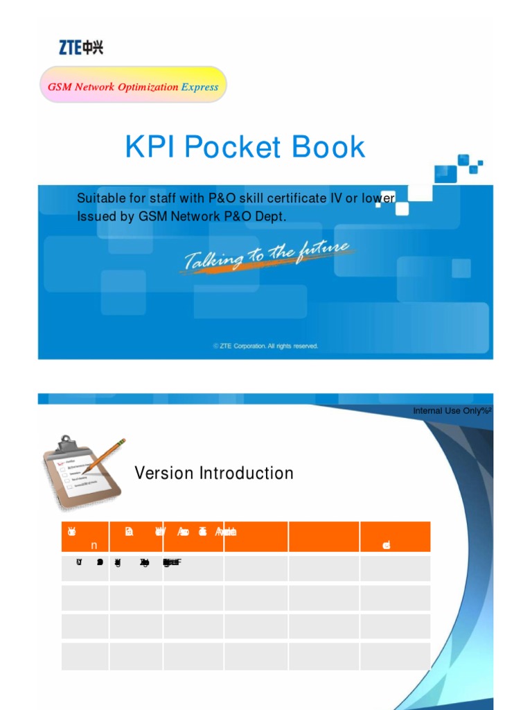 GSM Network Optimization Express-Kpi Pocket Book v1 PDF | Download Free PDF | Performance ...