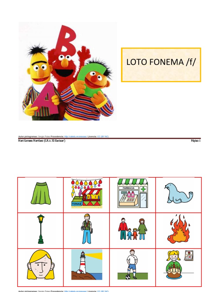 Loto Fonema /f/
