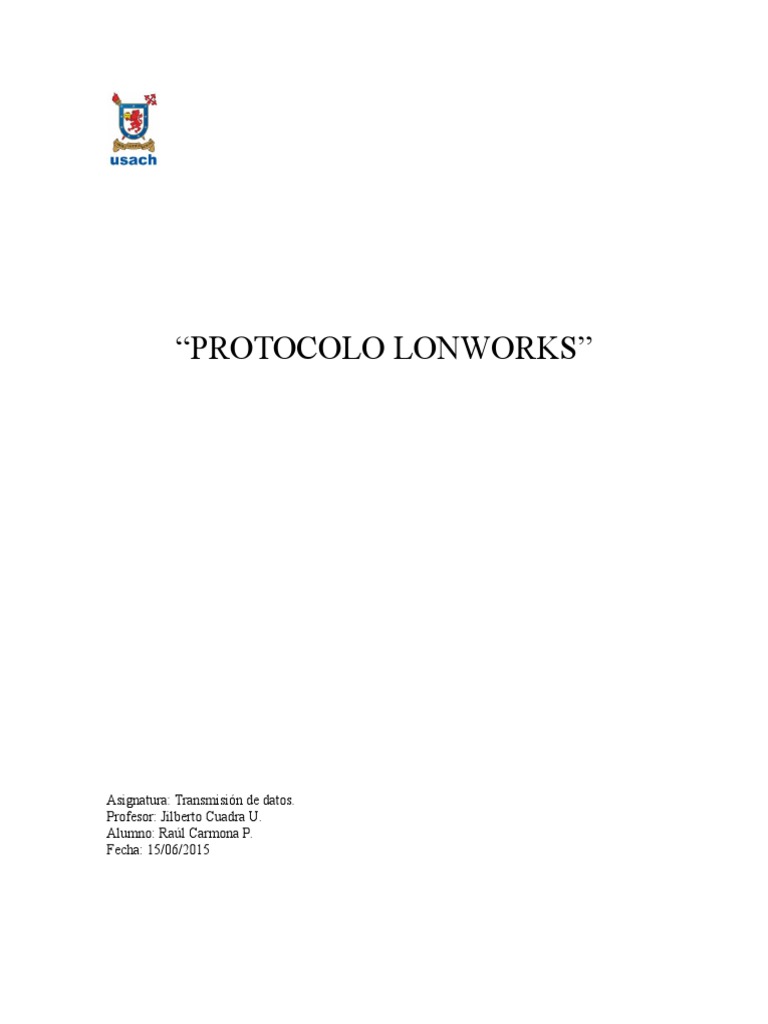 Protocolo Lonworks | PDF | Protocolos de comunicaciones | Circuito ...