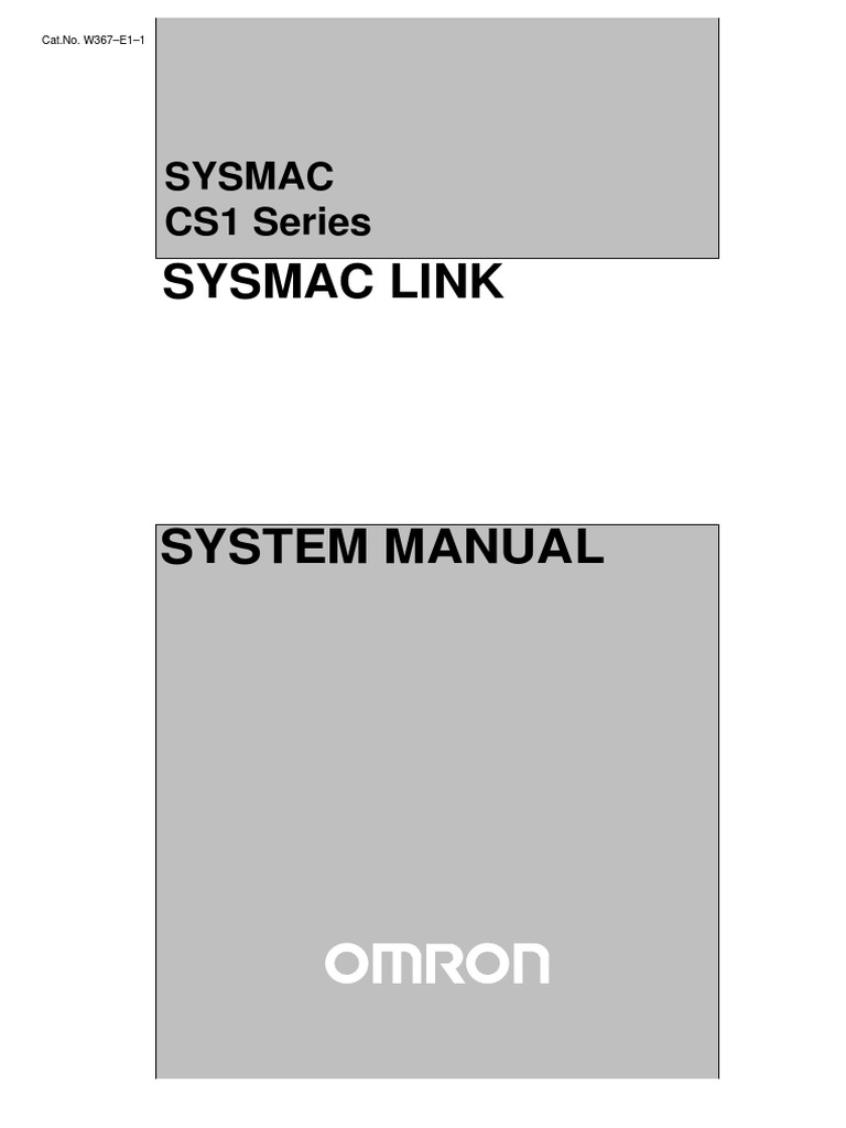 Omron SYSMAC Link Manual | PDF | Electromagnetic Compatibility | Computer Network