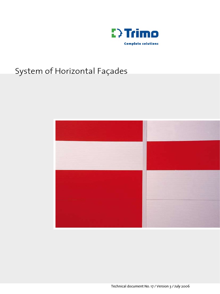 Horizontal Façade System Guide | PDF | Wall | Rivet