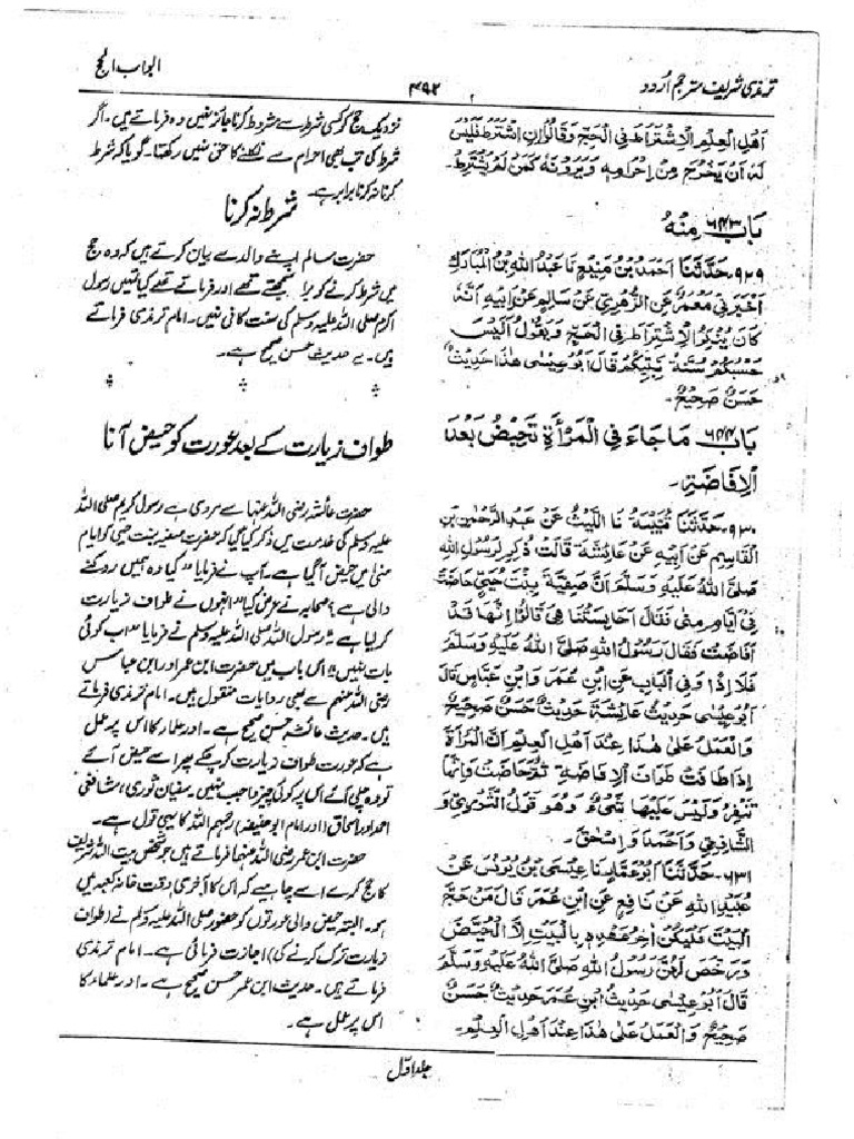 Jame Tirmizi Vol 1 Part 2 | PDF