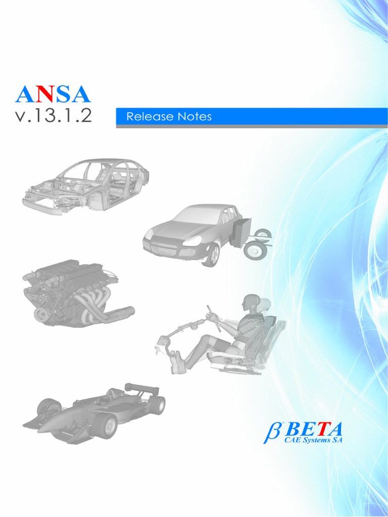 Ansa v13.1.2 Release Notes | PDF | Determinant | Zip (File Format)