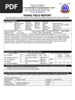 HEARS REPORT Form | PDF | Patient | Health Sciences