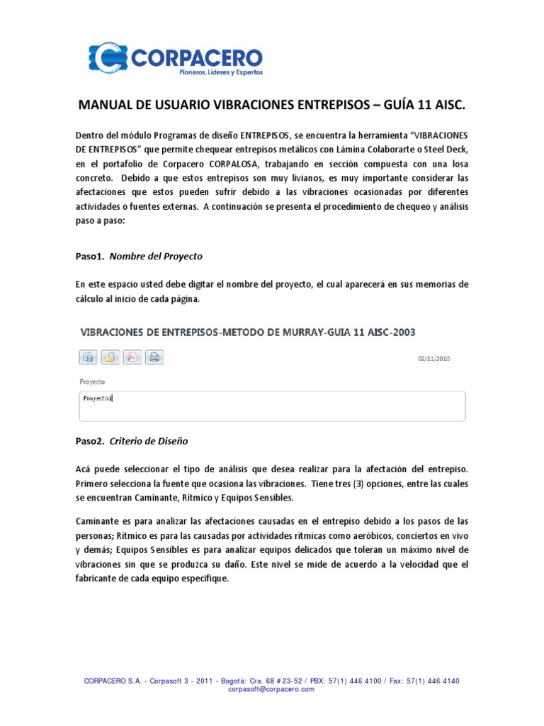 Vibraciones Guia 11 AISC | PDF