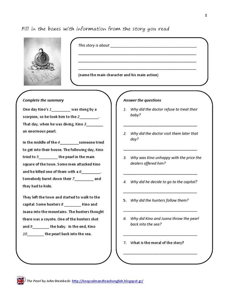 The Pearl by John Steinbeck | PDF