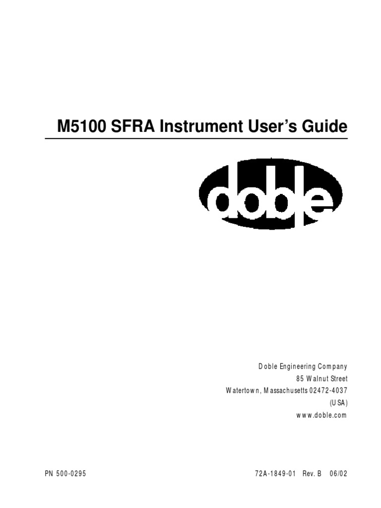 SFRA User Guide | PDF | Electrical Impedance | Signal To Noise Ratio