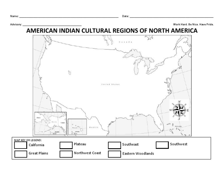 American Indian Cultural Regions Map | PDF