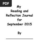 Monthly Reading Log Template | PDF