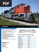 EMD SD40 Diesel-Electric Locomotive Specs | PDF | Pump | Axle