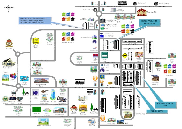 Peta Pekan Gerik | PDF