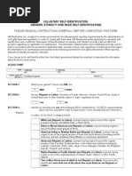 Voluntary Self-Identification of Race Ethnicity | PDF | Race And ...